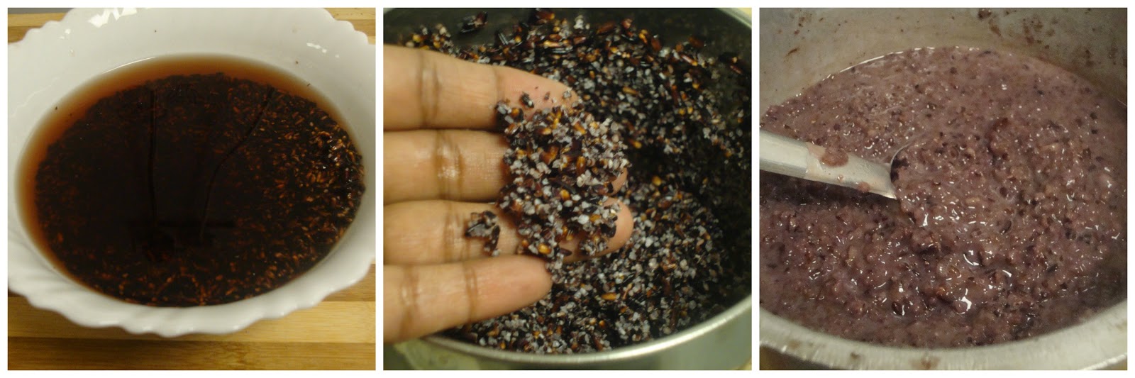 Poornima's Cook Book: Black Rice Payasam / Kavuni Arisi Payasam