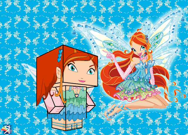 ¡Paper-toy de bloom enchantix! - Winx Club Lovely