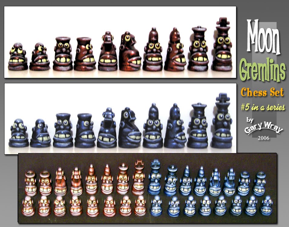 Tabonga Art: MONSTER CHESS SETS