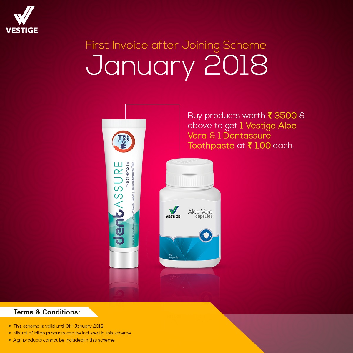 Vestige Re-Purchase Offer January 2018 for Distributors