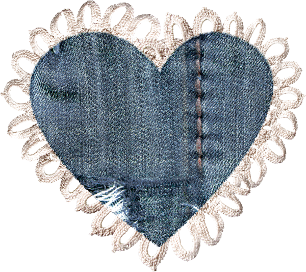 ForgetMeNot: denim hearts