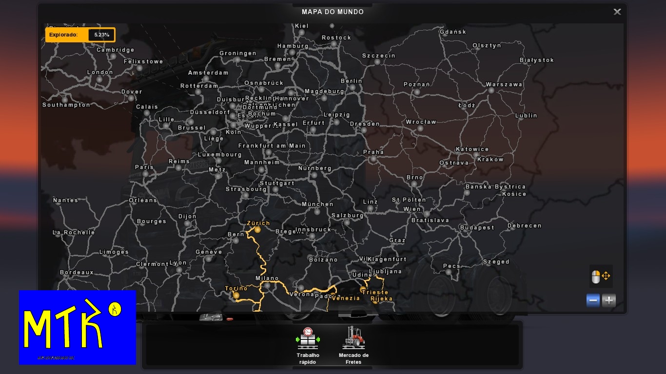 Euro Truck Simulator 2 Tsm Map Rybezy