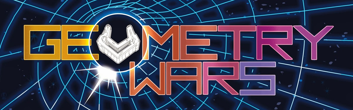 The Artcade: Arcade Art: Geometry Wars - retro arcade side-art