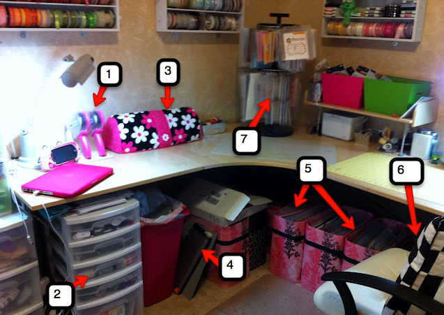 Obsessed with Scrapbooking: Check out my Craft/Scrapbook Studio!
