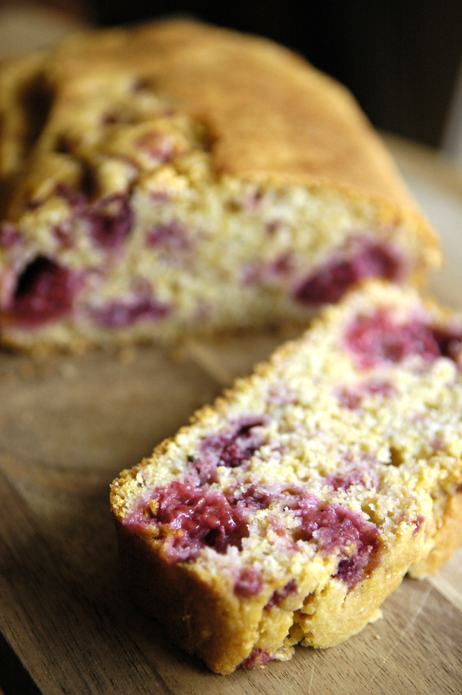 The Last Days {Raspberry & Rosemary Cornbread}