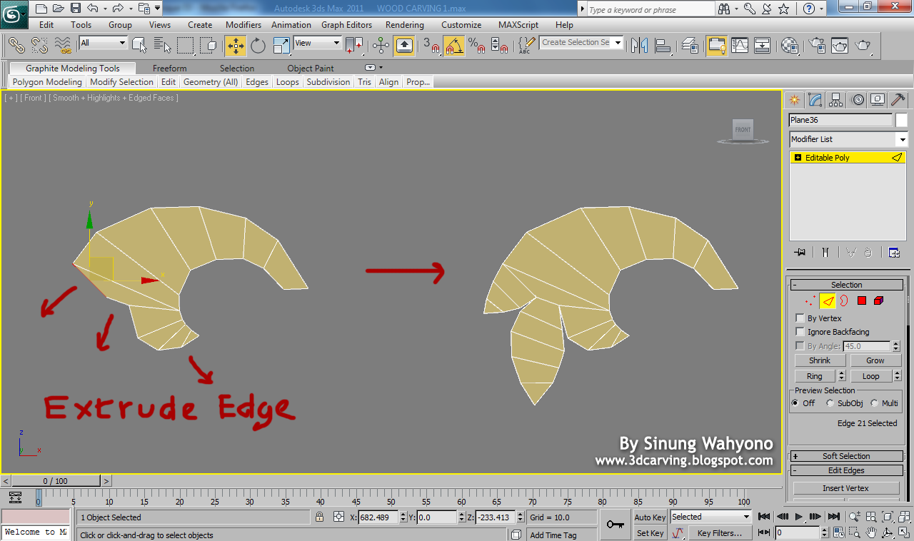 3d Carving: 3d Carving Basic Technique 04