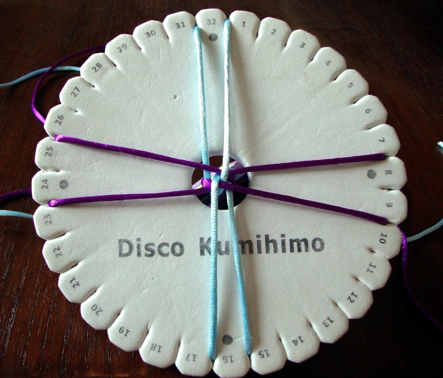 Kumihino XXXVII: Cordón redondo con zig zag longitudinal | Manualidades