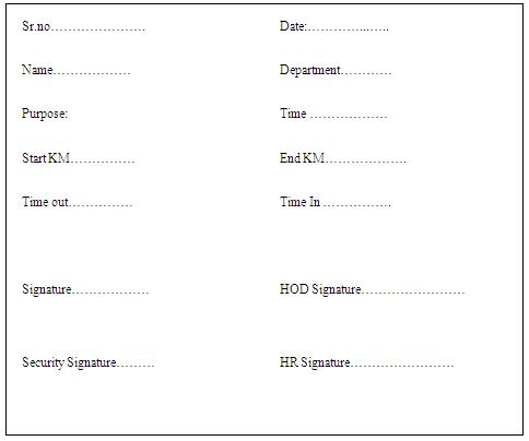 Conveyance Allowance Claim Form