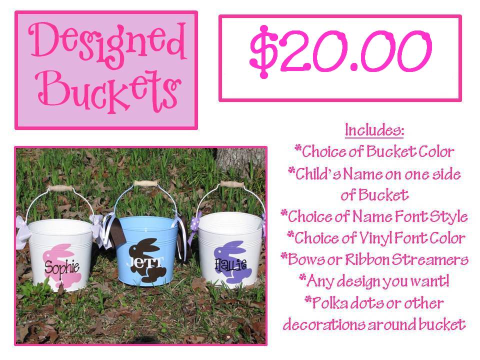 Dear Doodlez Designs: {Easter Buckets are Back!}