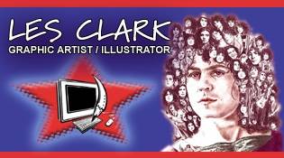 RETRO KIMMER'S BLOG: NEW ART FROM LES CLARK!