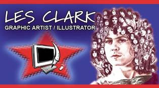 RETRO KIMMER'S BLOG: NEW ART FROM LES CLARK!