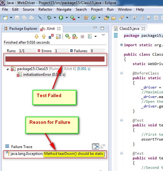 Selenium By Arun 323 Using Beforeclass And Afterclass