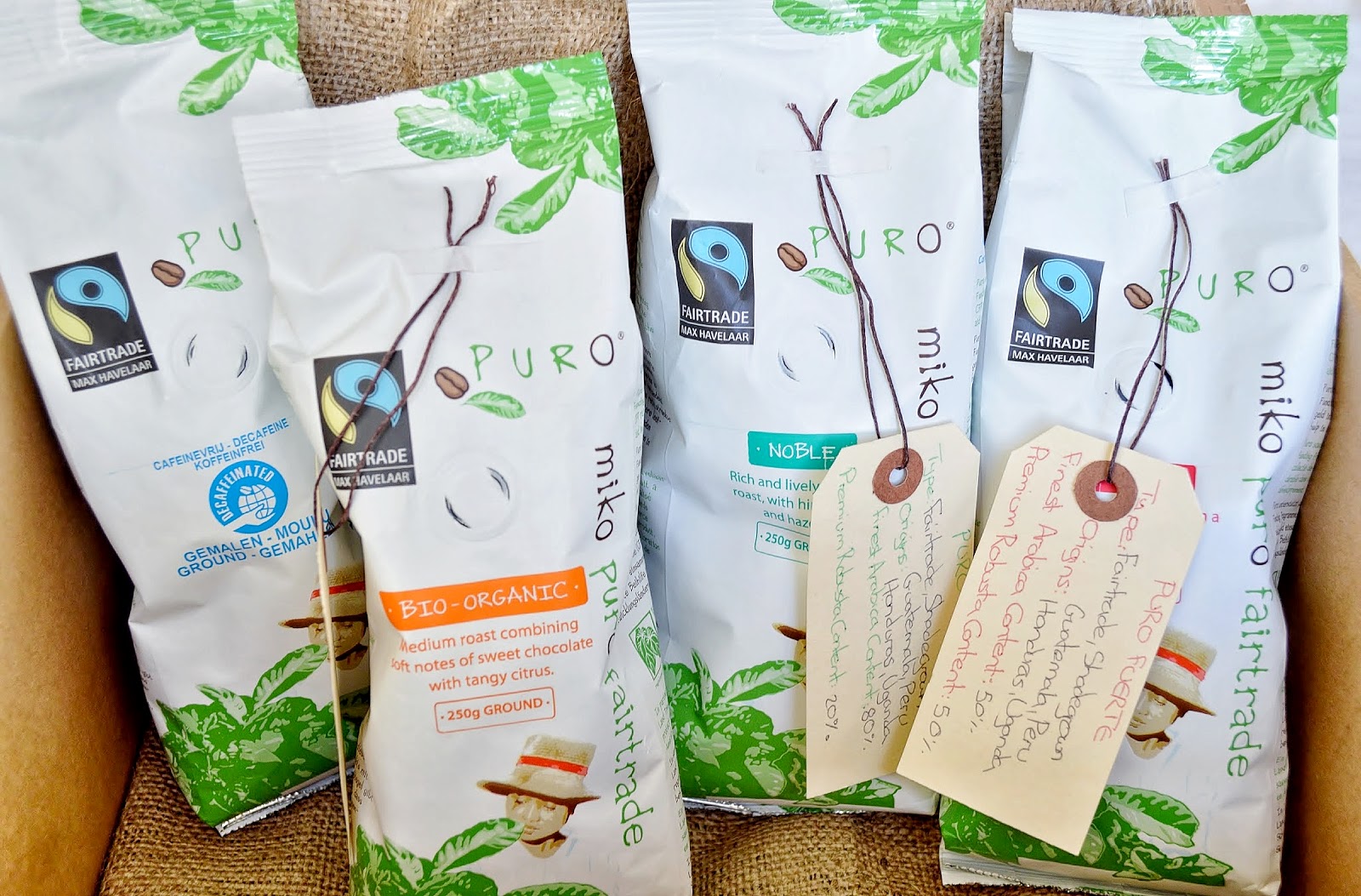 Puro Fairtrade Coffee - a Review | Gluten Free SCD and Veggie