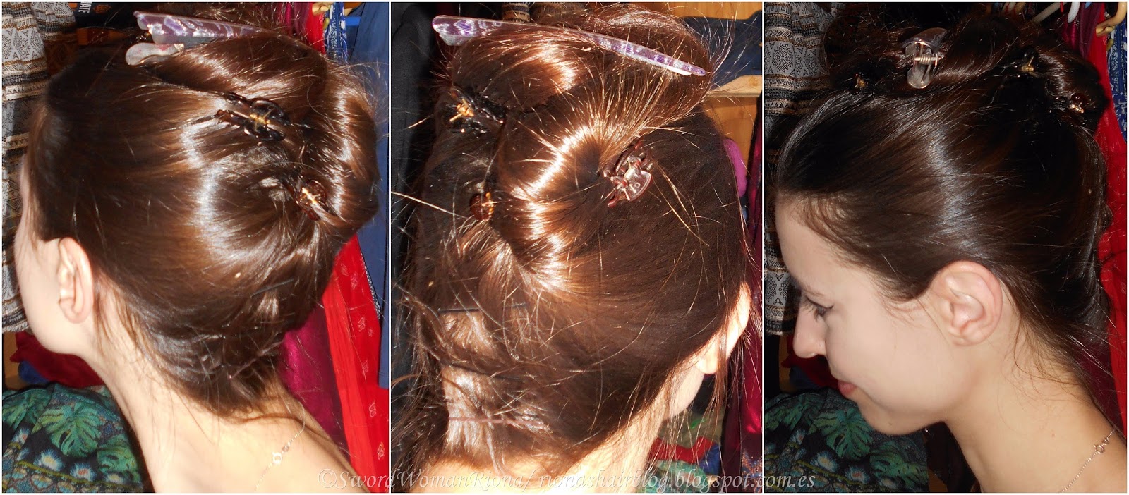 A Sword-woman's Natural Hair blog: The Seashell bun