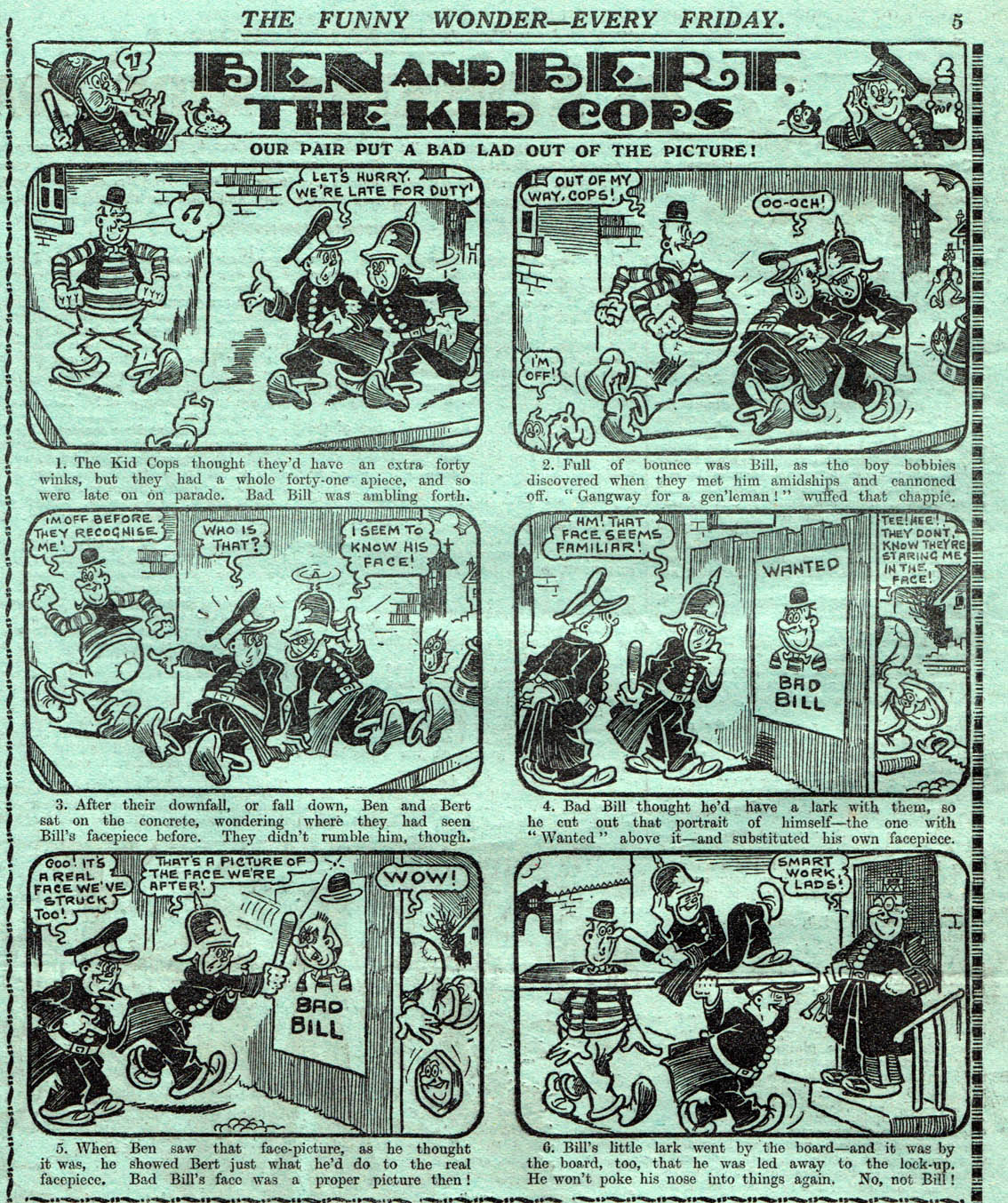 BLIMEY! The Blog of British Comics: Kid Cops of the 1930s!