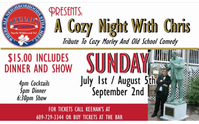 Wildwood 365: Tribute to Cozy Morley and "Old School Comedy" debuts at ...