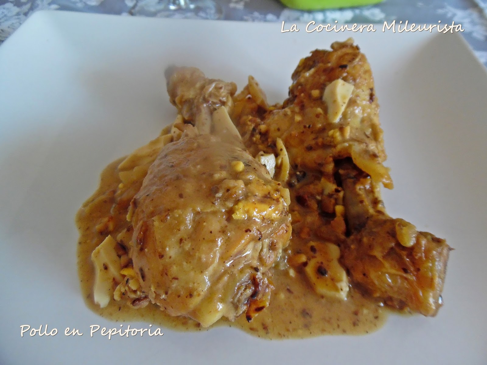 La Cocinera Mileurista: Pollo en Pepitoria