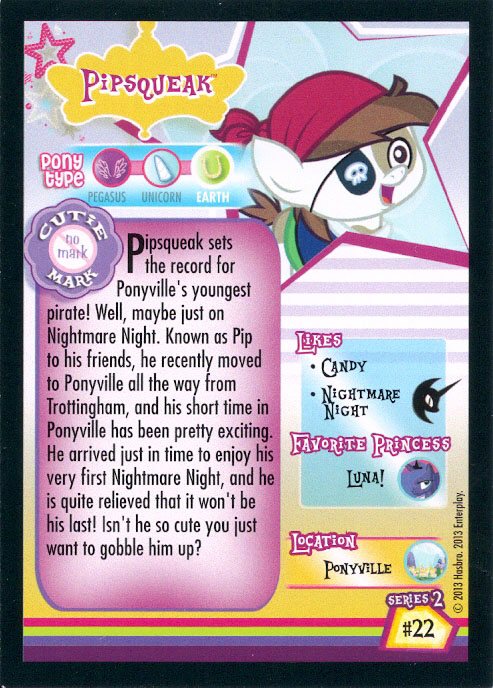 MLP Database Search: "Pipsqueak" | MLP Merch