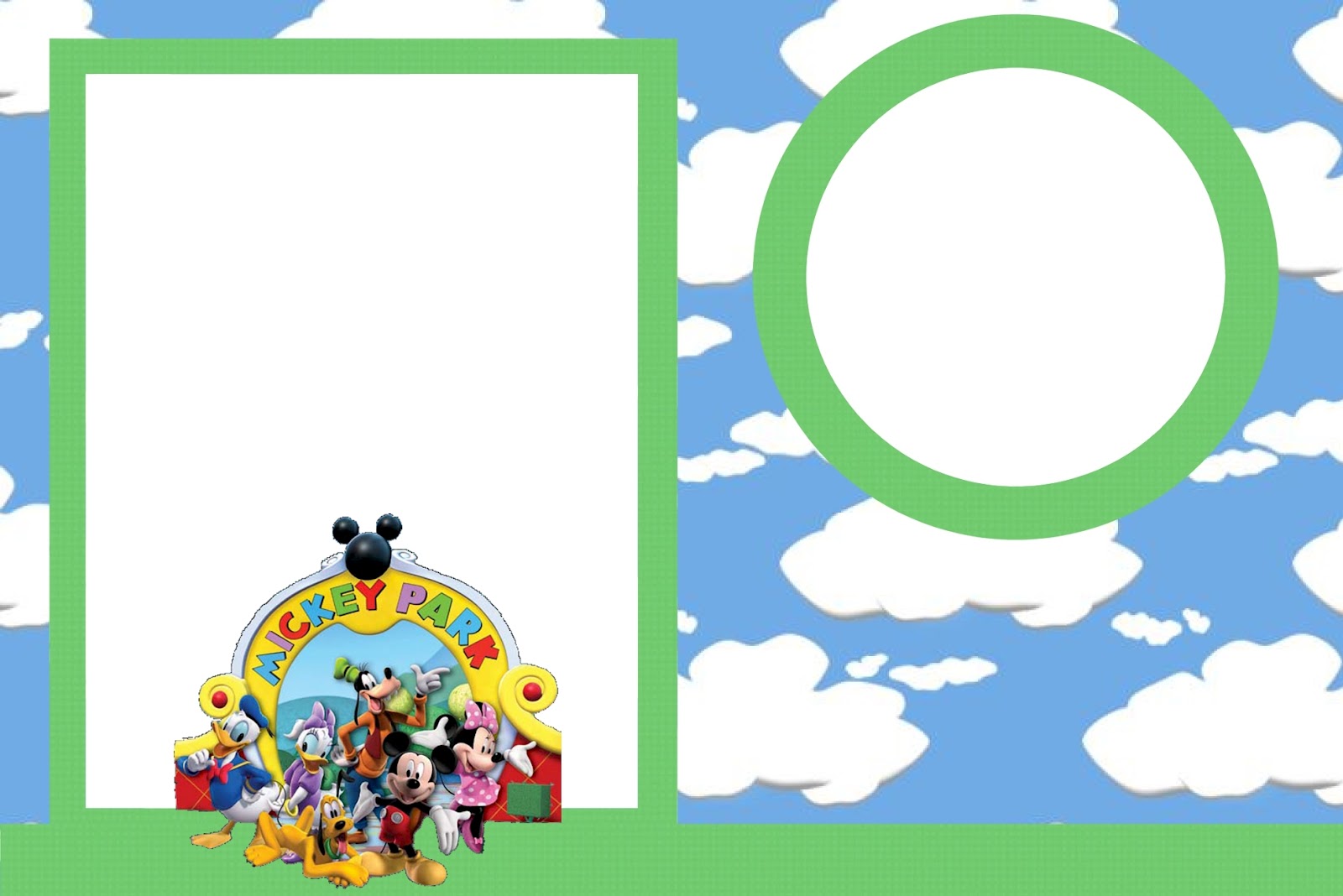 Mickey Clubhouse: Free Printable Invitations. - Oh My Fiesta! in english