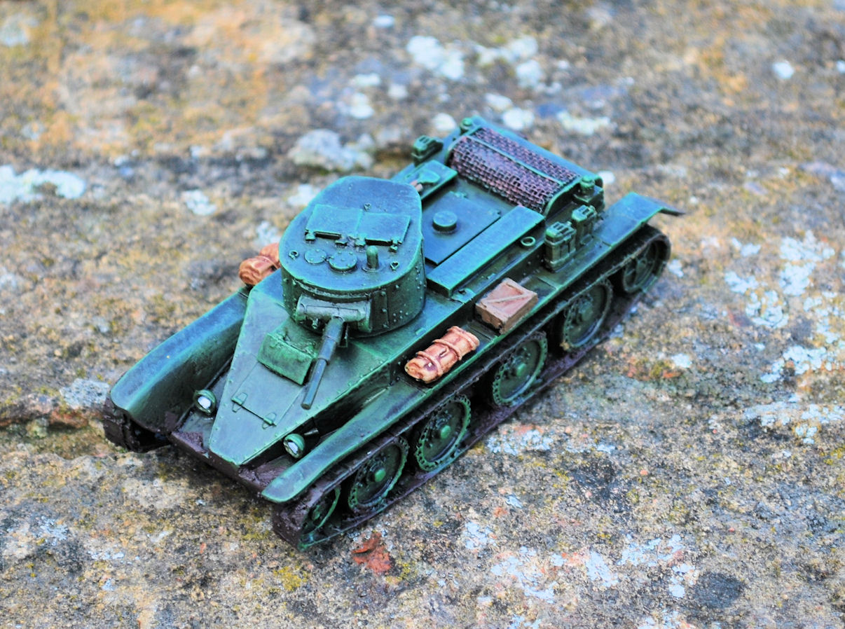 John's Toy Soldiers: BT-5 Tank: one I made earlier