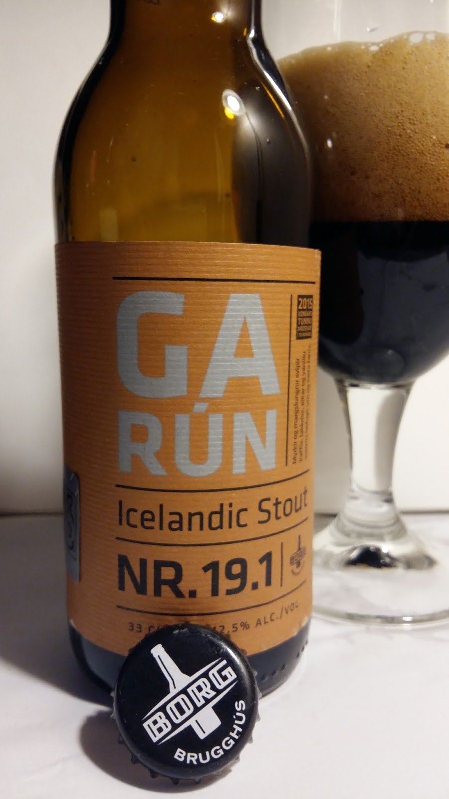 Gambrinuse õllepäevik: Garún Icelandic Stout Nr. 19.1