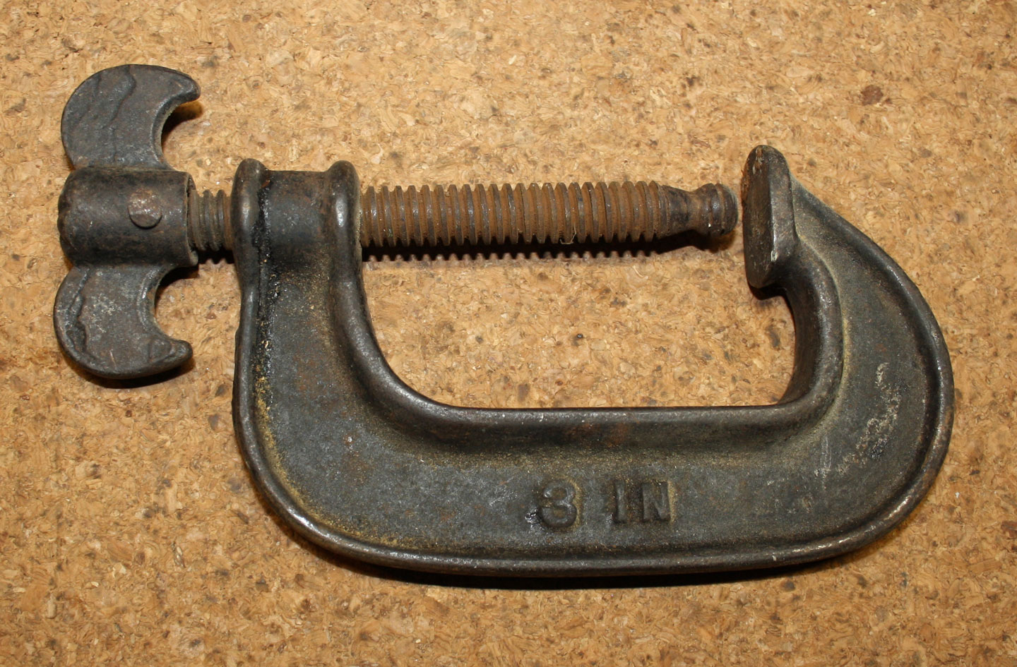 Progress is fine, but it's gone on for too long.: Antique C-clamp