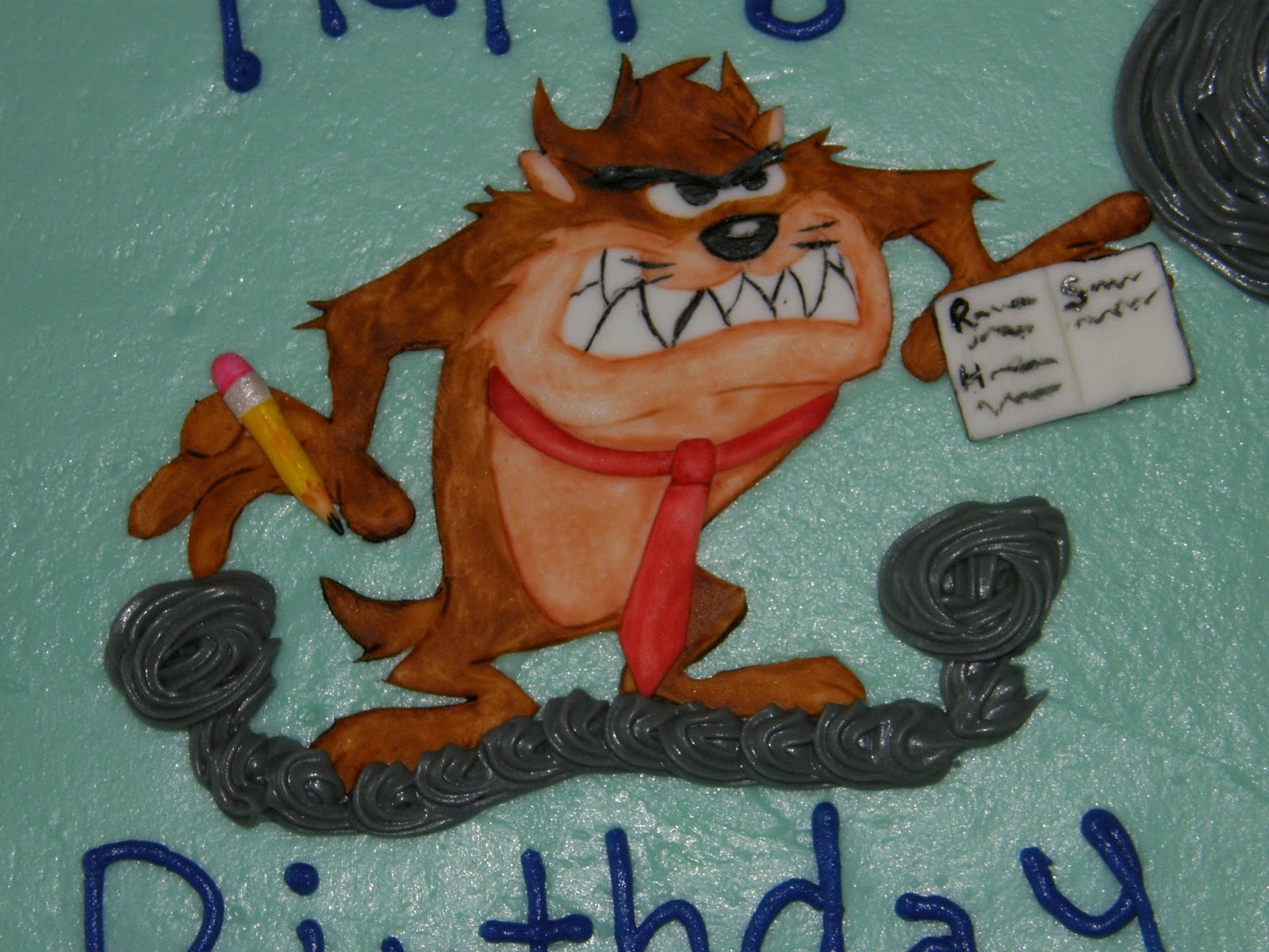 Mrs. Lydia's Kitchen: Tazmanian Devil Birthday