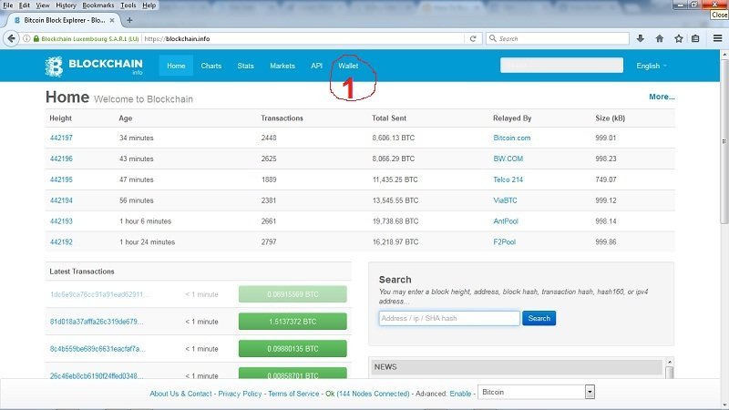 How to create a BITCOIN wallet address