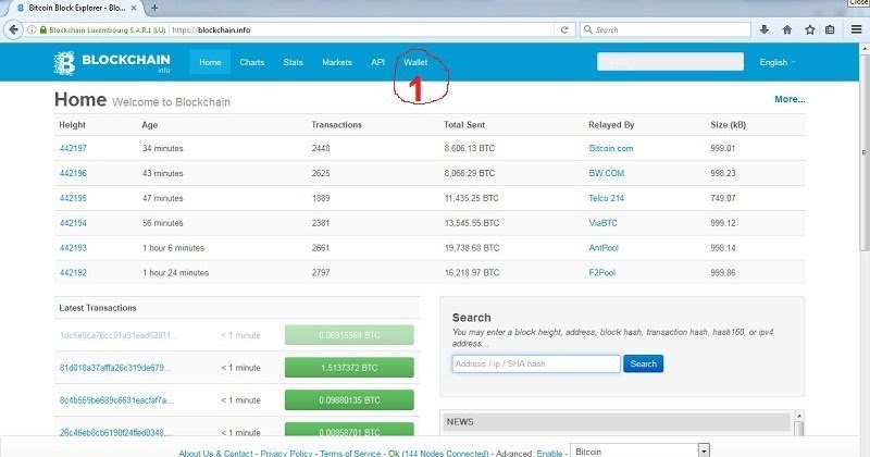 How to create a BITCOIN wallet address