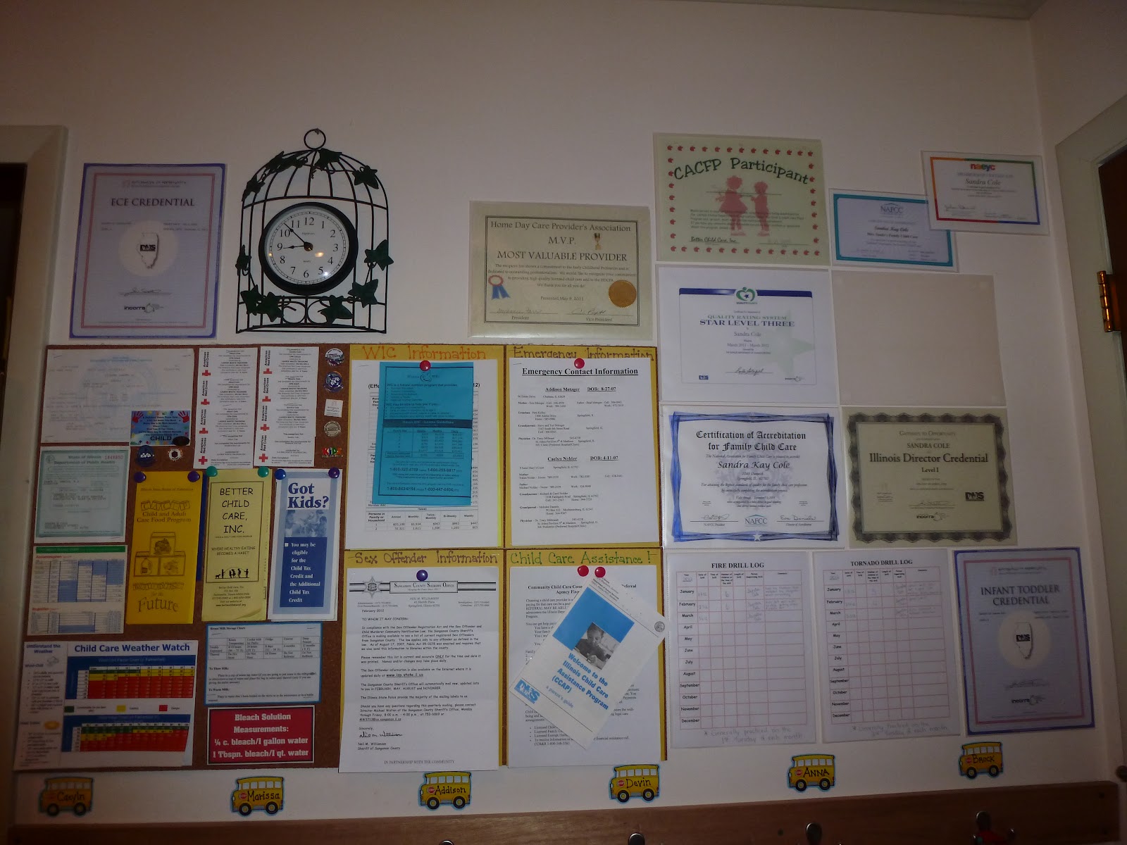 Mrs. Sandy's Family Child Care: Display and Storage Ideas