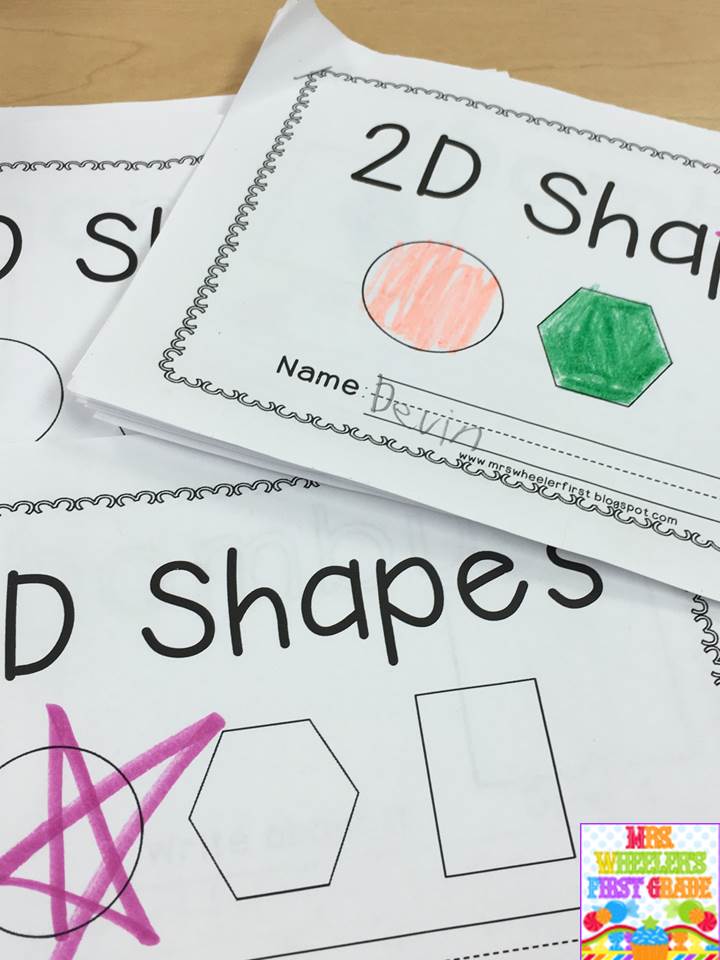 Mrs. Wheeler's First Grade Tidbits: Geometry: 2D Shapes