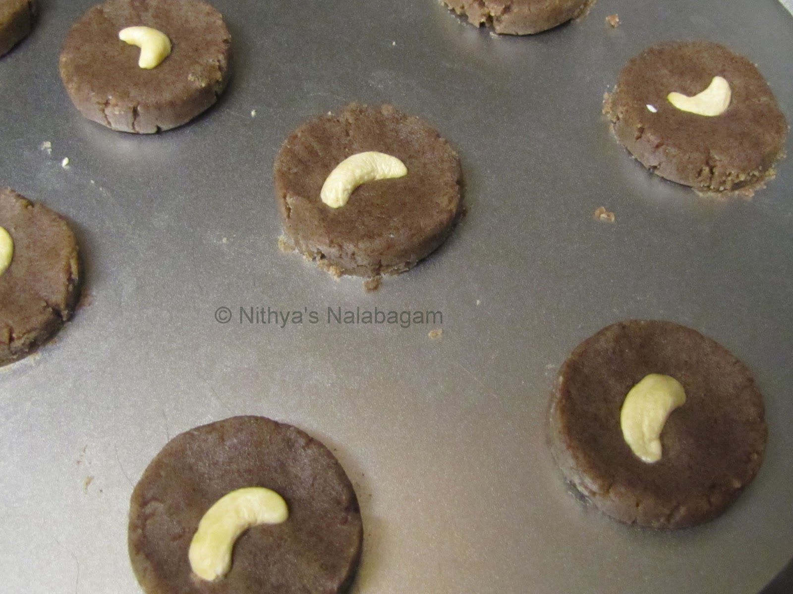 Ragi Biscuits | Finger Millet cookies |Nithya's Nalabagam