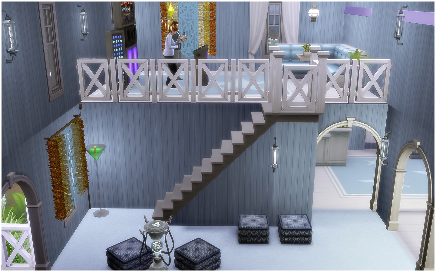 Island Lighthouse - Nightclub - The Sims 4 - Via Sims