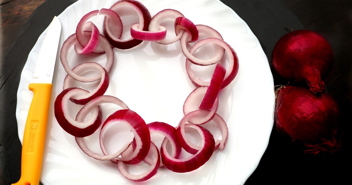 Josephine's Recipes: How To Make Red Onion Chain - Fruit and Vegetable ...