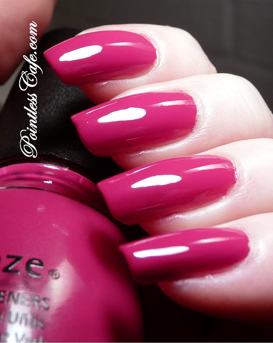 China Glaze Traffic Jam Swatches Pointless Cafe