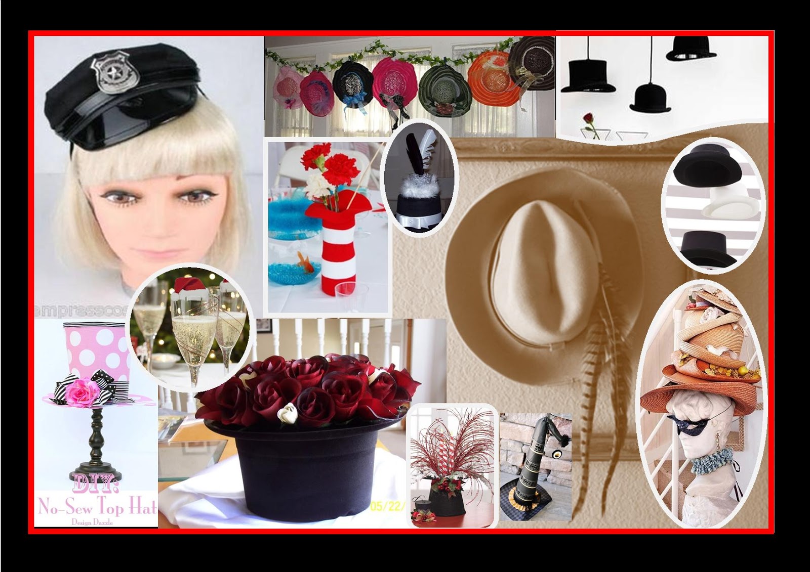 Elect Training Academy: Hat Themed Party Decor