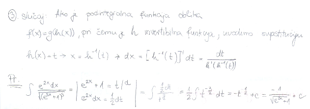 Matematika INTEGRALI: METODE INTEGRIRANJA (SUPSTITUCIJA, PARCIJALNA ...