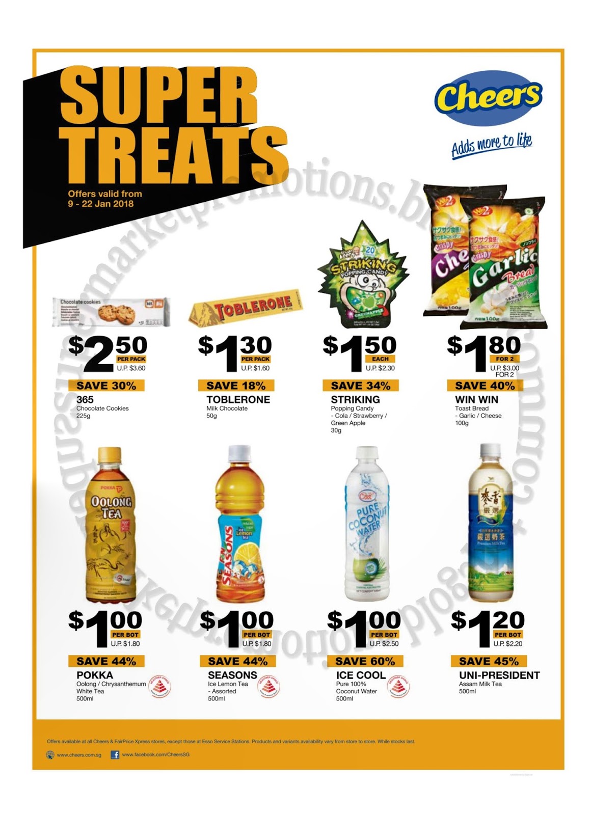 Cheers Super Treats 09 - 22 January 2018 ~ Supermarket Promotions