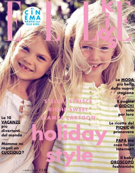 Kids Modeling and Acting Blog: Aspen's Cover for Elle Kids Magazine