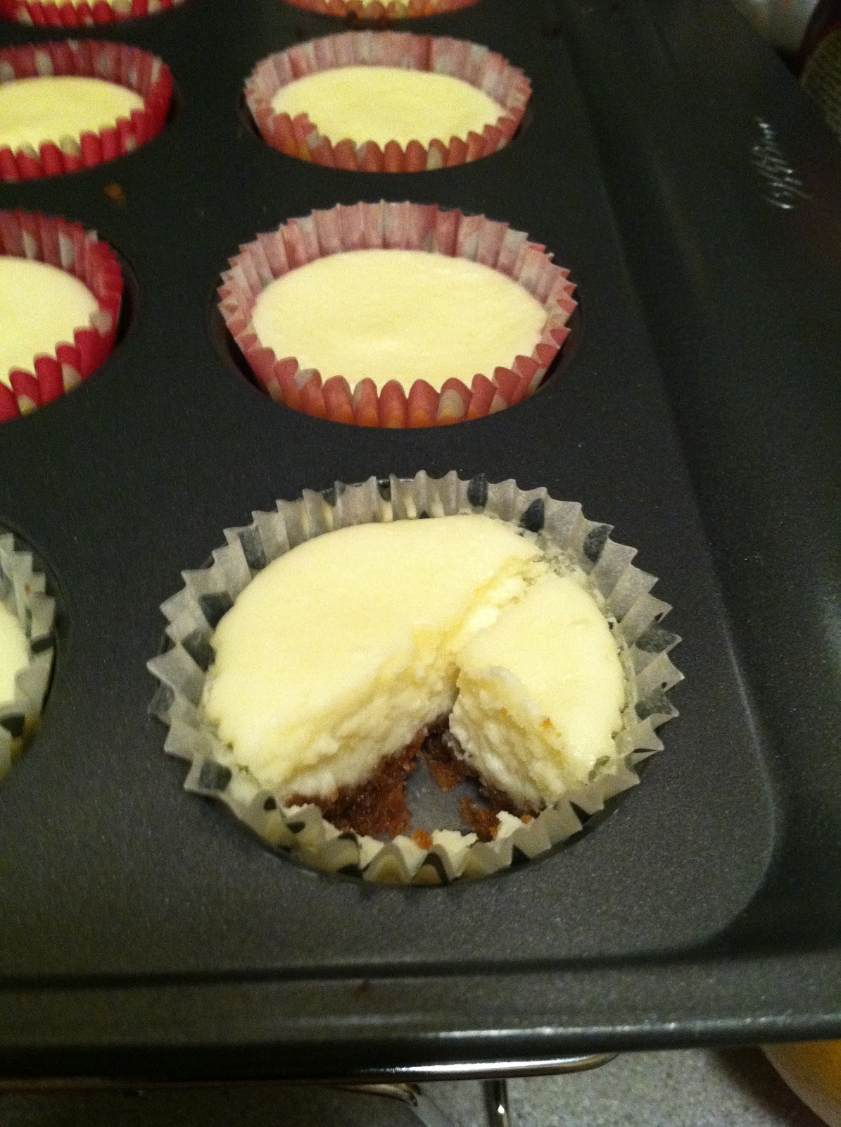 Julie Bakes: Personal cheesecakes