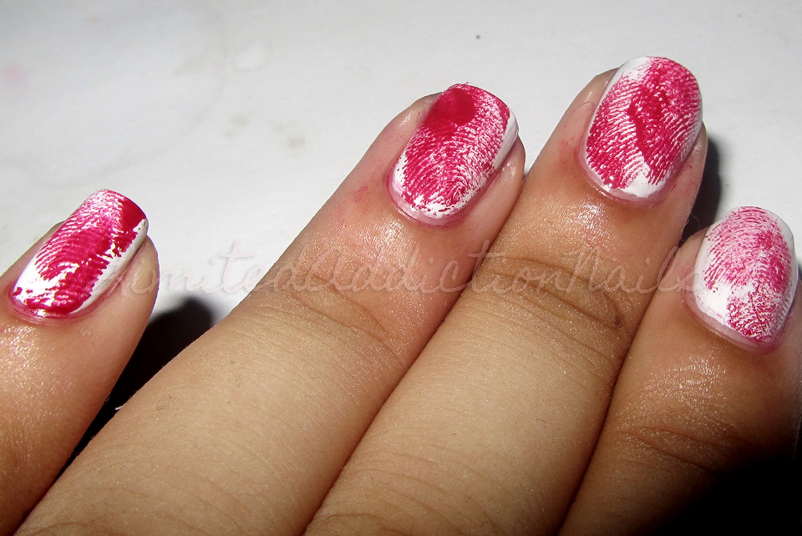 LimitedAddictionNails: Halloween Nails - Bloody Fingerprint