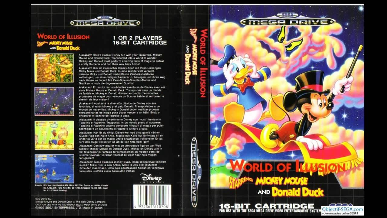 Ochogeek's Feelings: Game Nostalgia: World of Illusion (Mega Drive)
