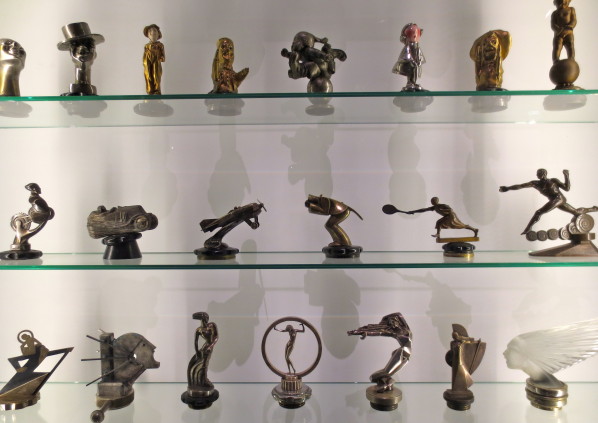 Just A Car Guy: art deco radiator caps as art, in a museum exhibit in ...