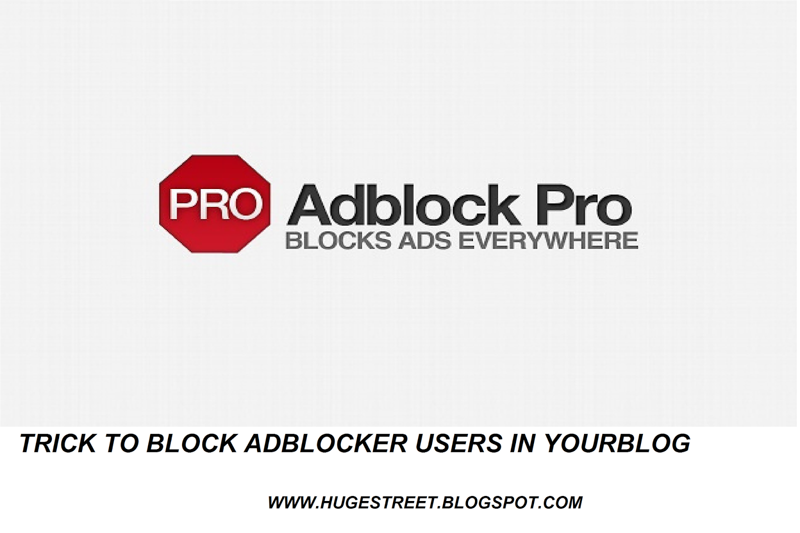 How To Block Adblocker Users On Your Blog