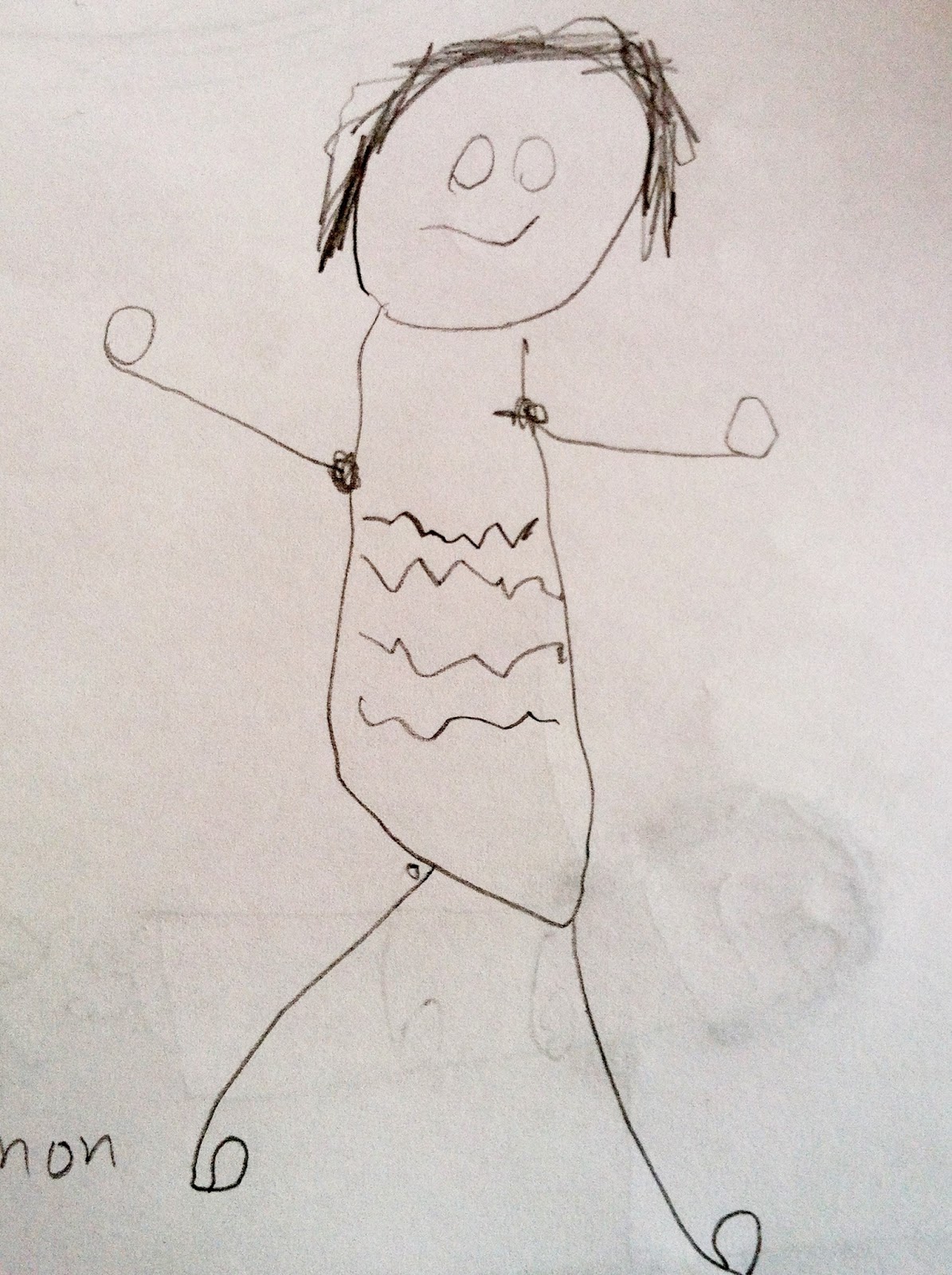 art and soul preschool: Figure Drawing Larger Than Life