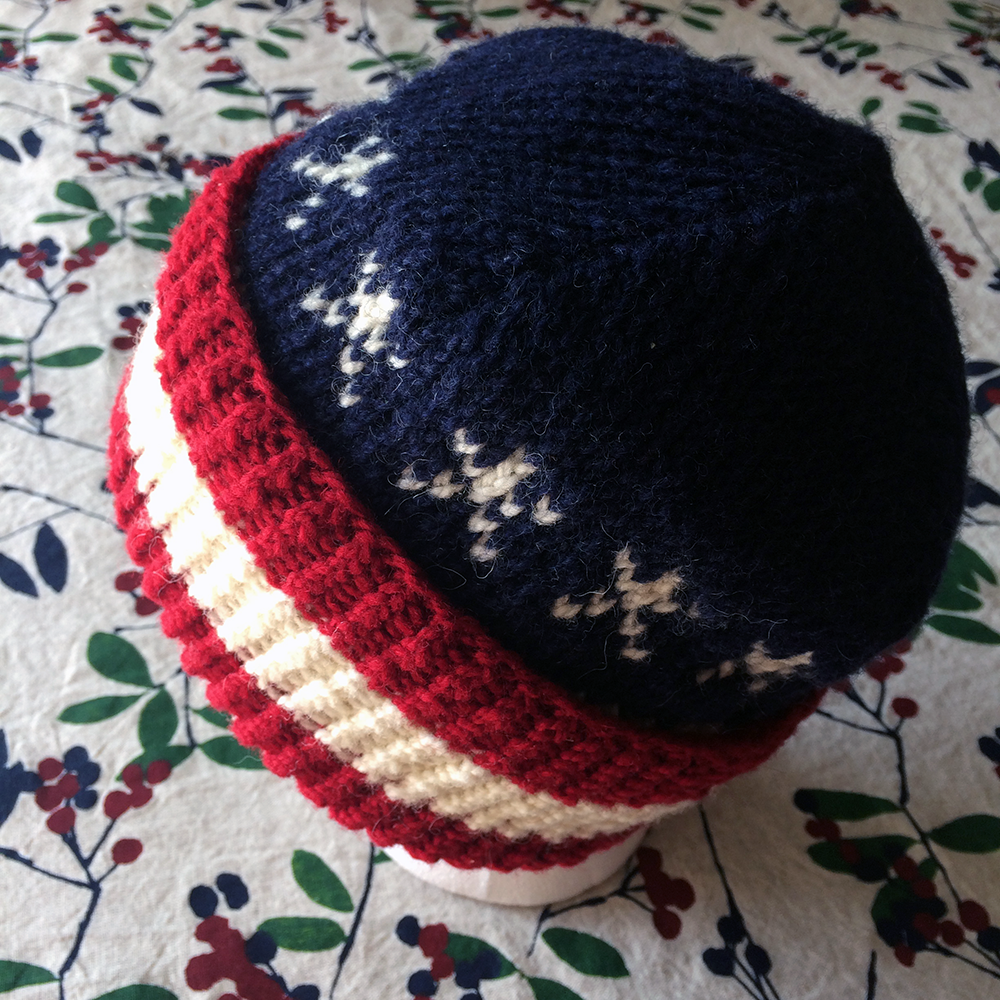 Knit Read Pray: One Nation, Under God Hat Pattern