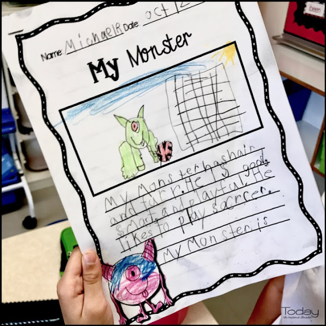 Character Description - Monster Style! - Today in Second Grade