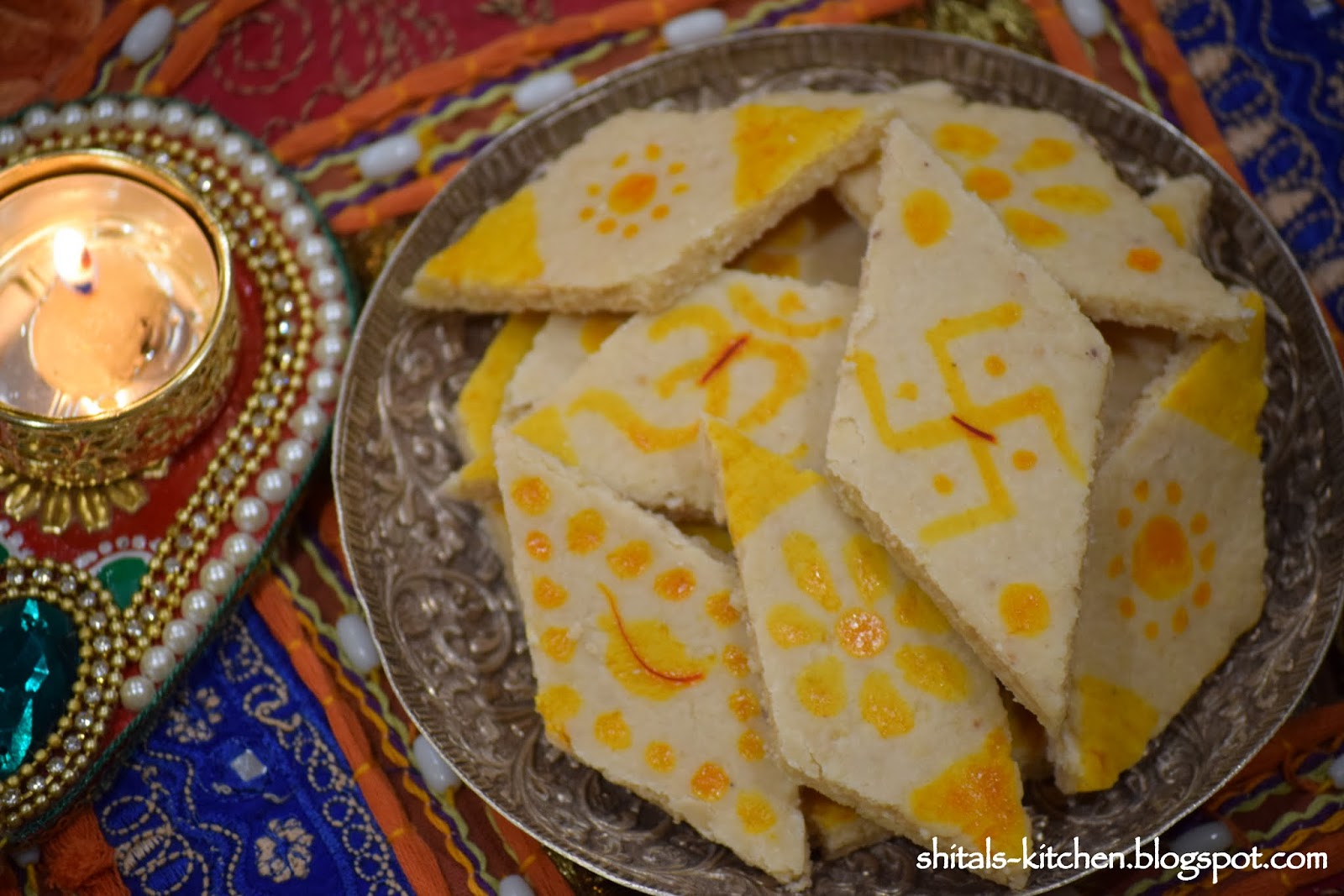 Shital's-Kitchen: Kesar Kaju Katli