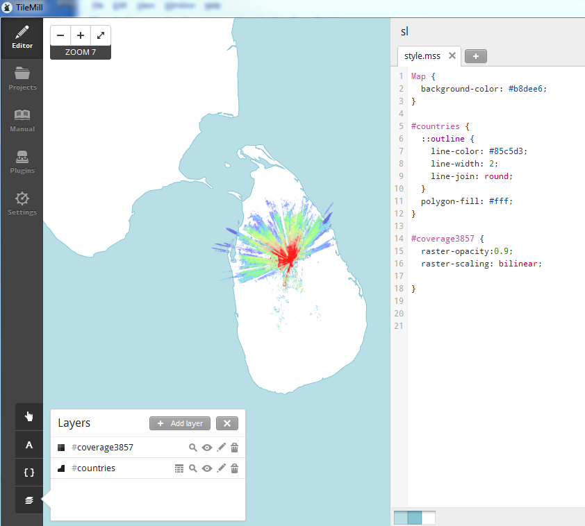 MappingNotes: Coverting Radio Mobile coverage charts for use with ...
