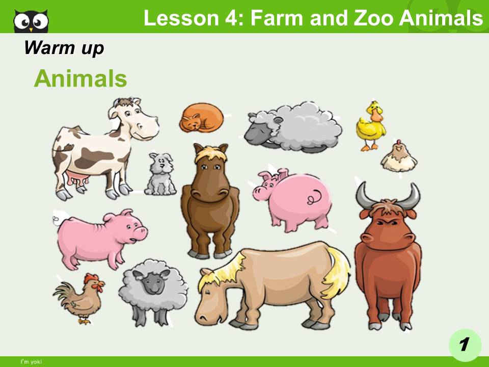 YOKITALK: Unit 5_Lesson 4 Animals